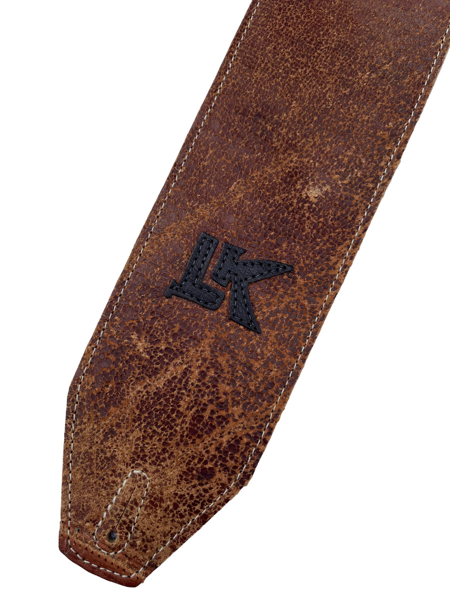 LK 4” Wide Distressed Brown Strap – LK STRAPS